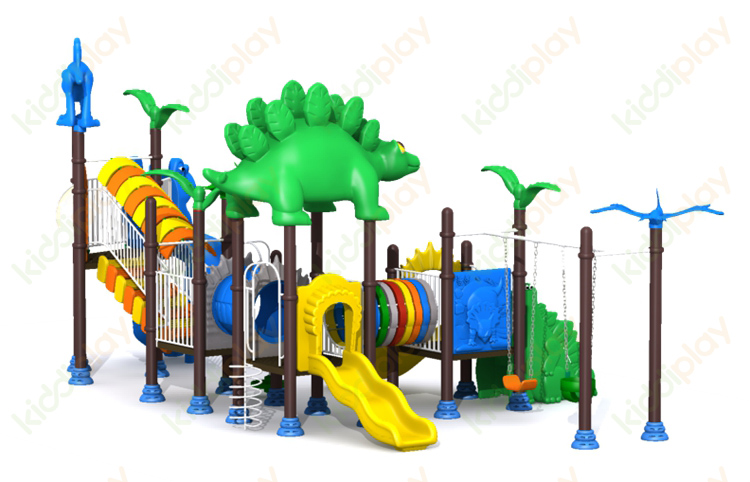 Outdoor Playground Equipment with Dinosaur Series Slide For Kids - Buy ...